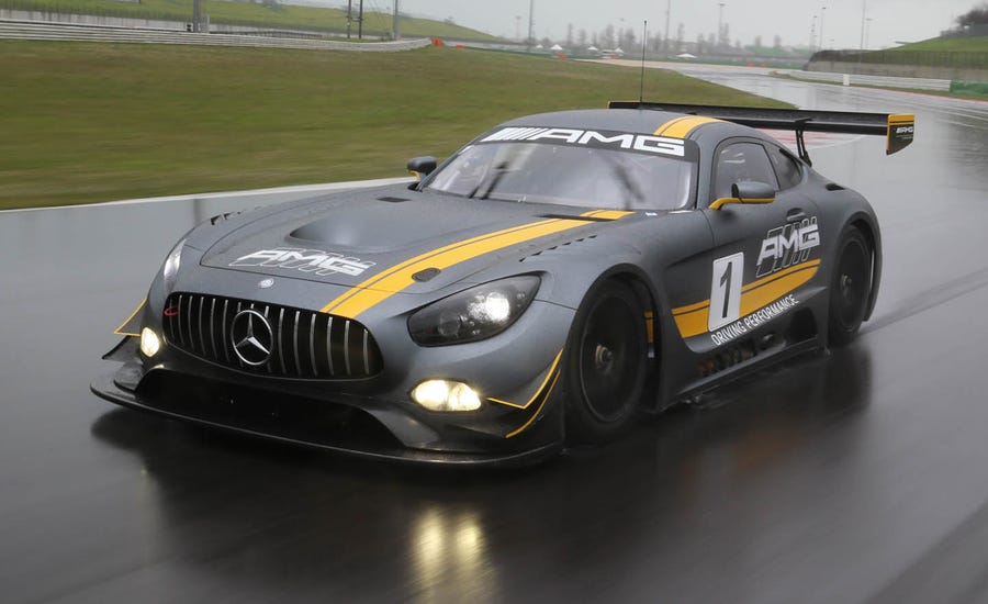 Mercedes Amg Gt3 Race Car First Drive Review Car And Driver
