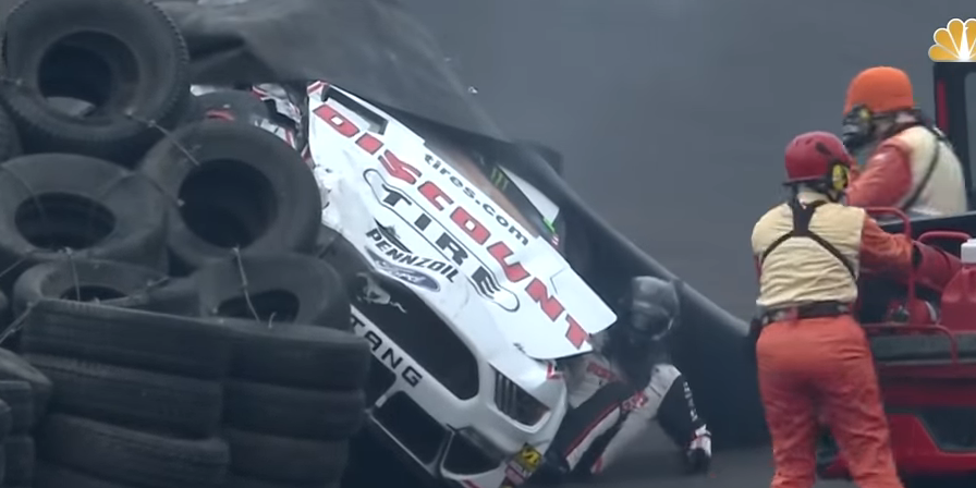 NASCAR driver Brad Keselowski criticizes Indy after hard crash NASCAR driver Brad Keselowski criticizes Indy after hard crash