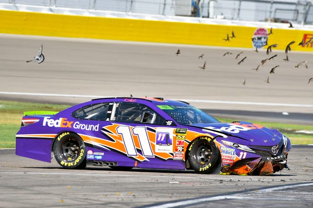 Disaster Strikes Contenders At Las Vegas Nascar Playoff Points Shaken Up