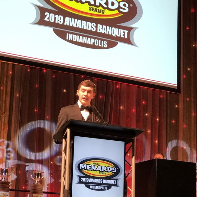 Christian Eckes, Billy Venturini feted at ARCA championship ceremony Christian Eckes, Billy Venturini feted at ARCA championship ceremony