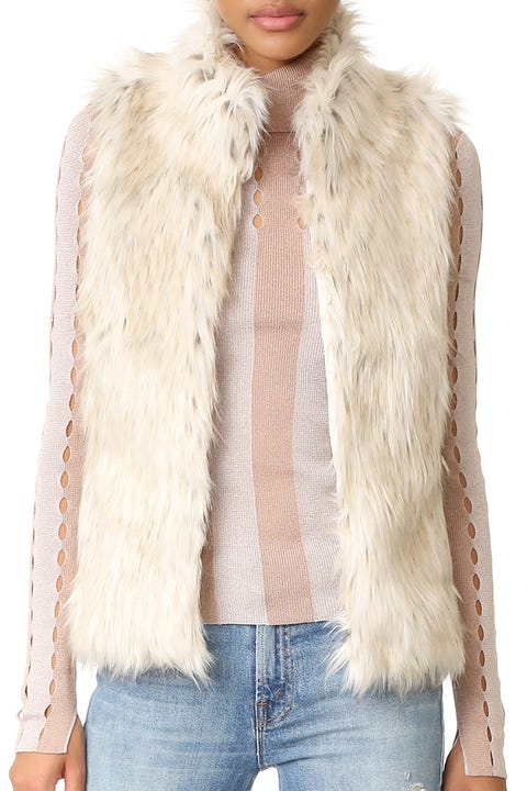 9 Best Faux Fur Vests For Winter 2018 Faux Fur And Shearling Vests