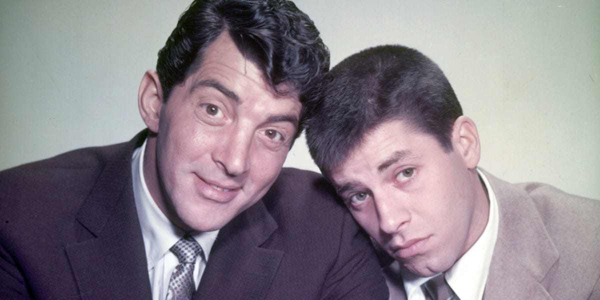 Jerry Lewis And Dean Martins 20 Year Feud Comedy Duo Jerry Lewis And