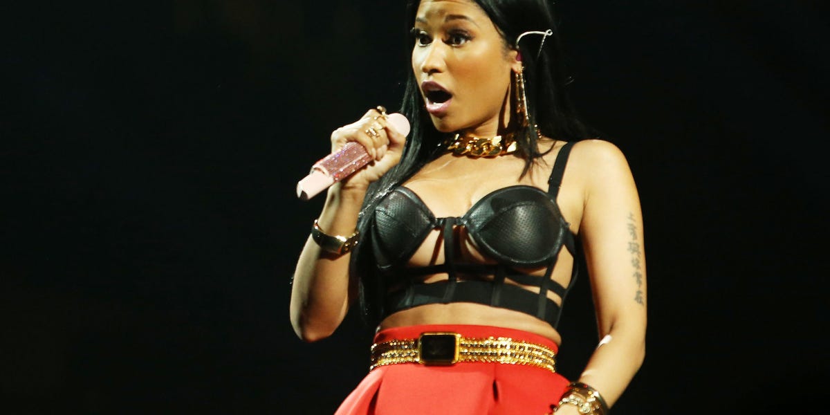 Nicki Minaj Got Naked In A Big Bath Of Milk And Cereal