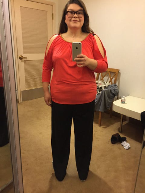 Size 16 Woman Asks 5 Stylists To Dress Her In Flattering Outfits