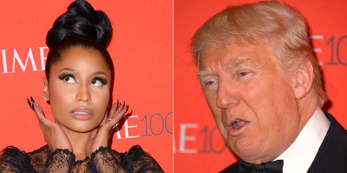 Nicki Minaj Dedicated Anaconda To Donald Trump At Time 100 Gala