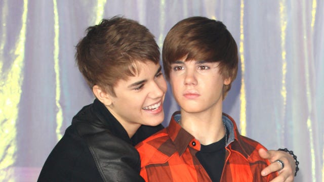 Justin Biebers Fans Grope His Wax Doll Too Much