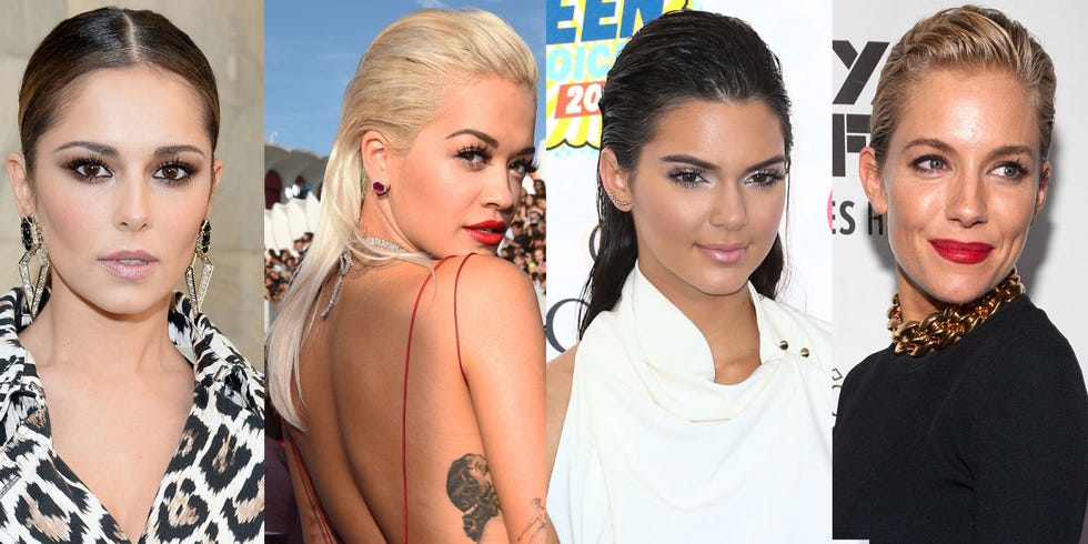 Celebs Doing Slick Hair Trend