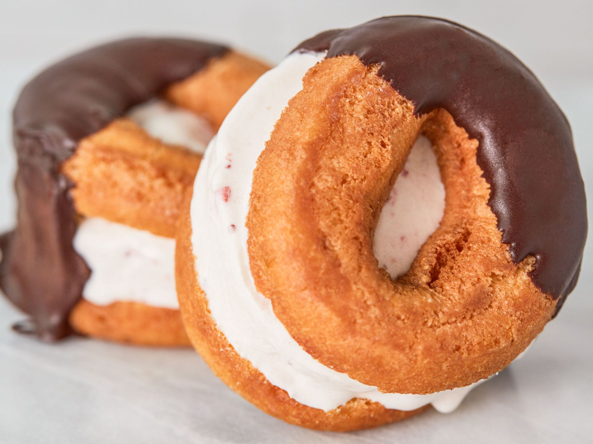 Donut Ice Cream Sandwiches
