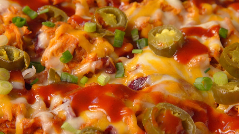 Cooking Bbq Triscuit Nachos Video Bbq Triscuit Nachos Recipe How To Video