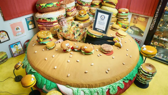 This Man Has The Largest Hamburger Collection In The World