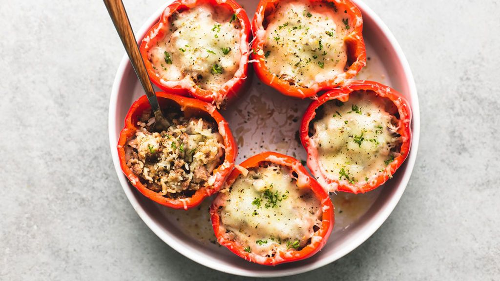 Italian Sausage Stuffed Peppers