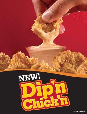 Popeye s Dip n Chick n Weird Shaped Foods