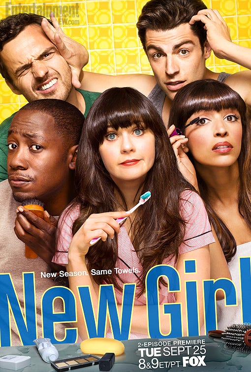 New Girl Jess Nick In New Poster