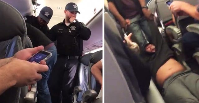 Man Dragged Off United Airlines Flight Shocking Video Goes Viral