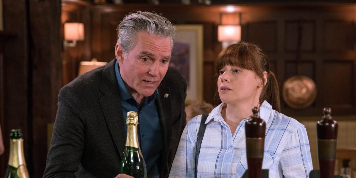 Emmerdale spoilers: Frank Clayton is accused of conning Megan as Lydia ... Emmerdale spoilers: Frank Clayton is accused of conning Megan as Lydia ...