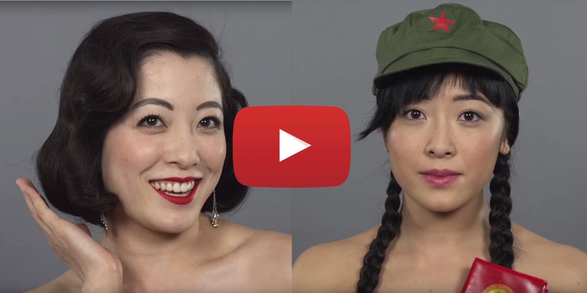 Watch 100 Years Of Chinese Beauty Cut Video Gives History Of Chinas Beauty Standards