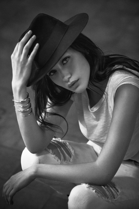 What Aggressive Jeans Owner Bella Hadid Wears When Shes Watching