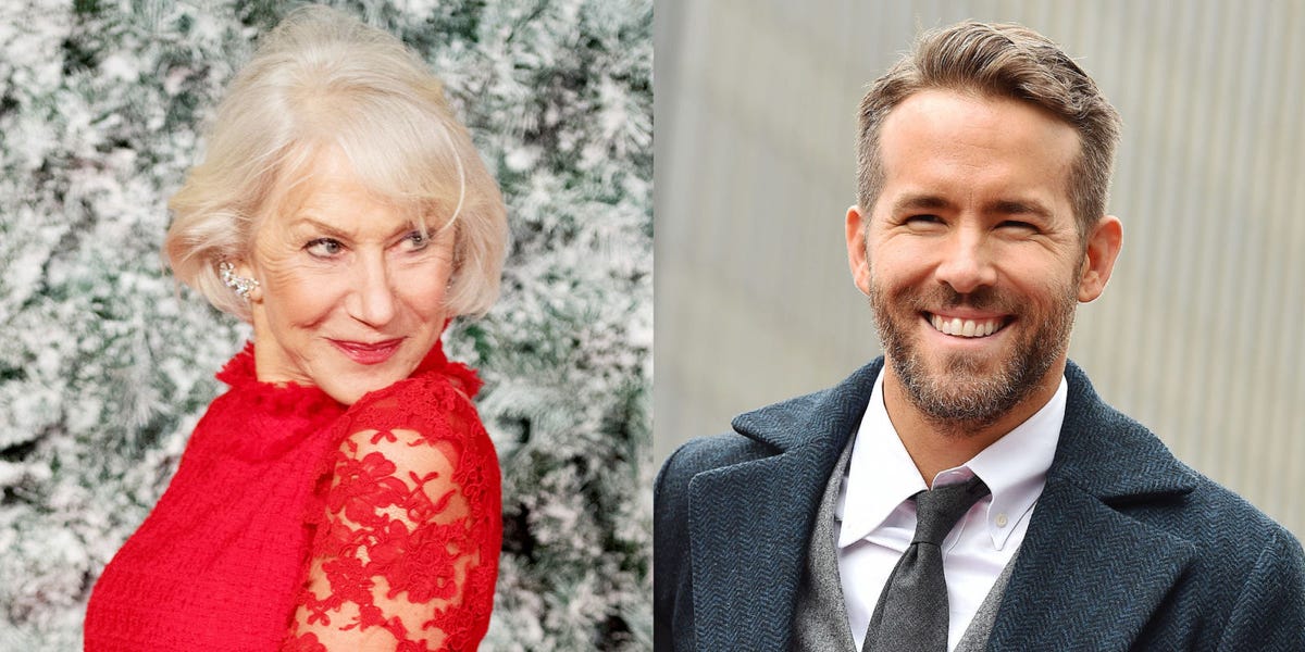 Helen Mirren Just Wrote Something About Ryan Reynolds That Made Us Blush Helen Mirren Just Wrote Something About Ryan Reynolds That Made Us Blush