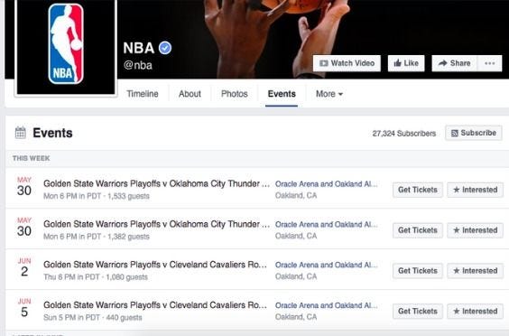 NBA Facebook Page Conspiracy Theory - Facebook Page Lists Golden State ... NBA Facebook Page Conspiracy Theory - Facebook Page Lists Golden State ...