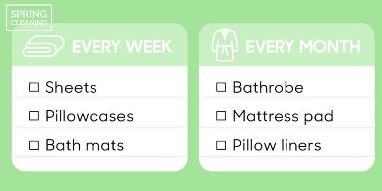 How Often You Should Wash Everything - The Ultimate Laundry Check List How Often You Should Wash Everything - The Ultimate Laundry Check List