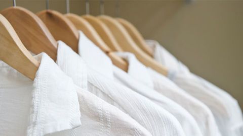 Bleach on white clothes store