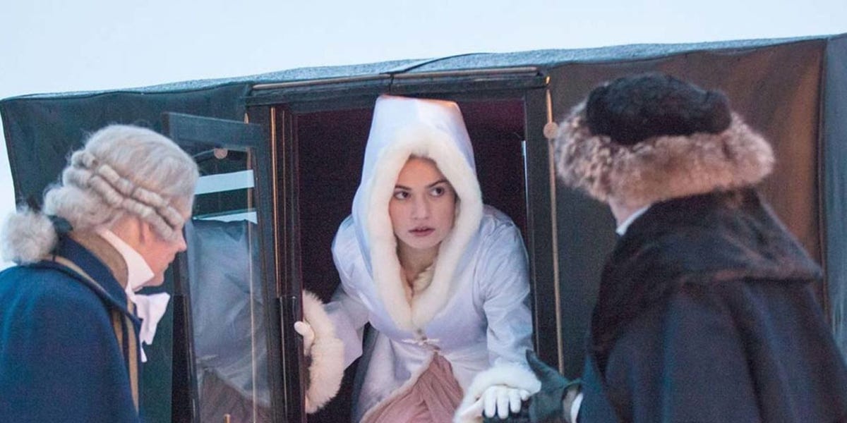 First Look At Lily James In War And Peace
