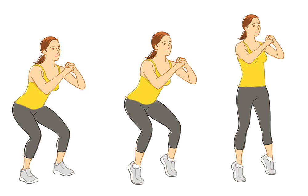 Tone Your Lower Body With The Tiptoe Squat Prevention