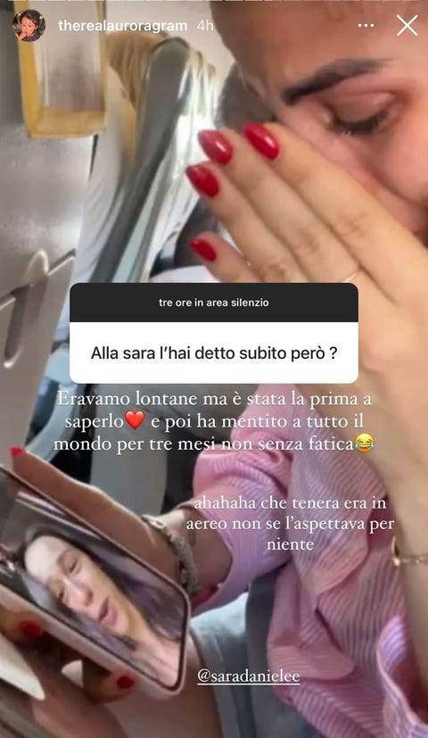 Aurora Ramazzotti: la foto di quando ha scoperto di essere incinta Aurora Ramazzotti: la foto di quando ha scoperto di essere incinta