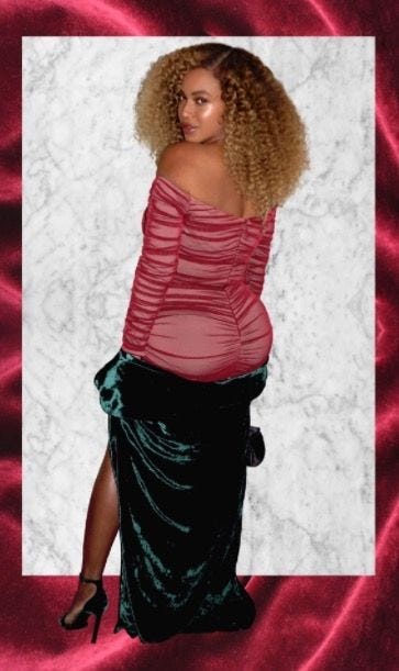 Beyoncés Curves Look Insane In This Bodycon Dress