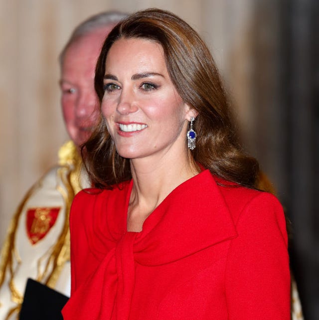 The Duchess Of Cambridge Is Festive In Red To Host Carol Service