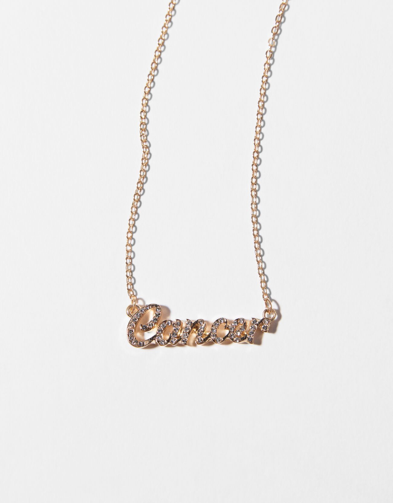 Bershka zodiac necklace store