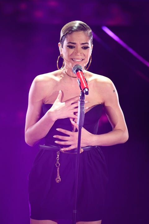 Elodie Il Vestito Versace A Sanremo 2020