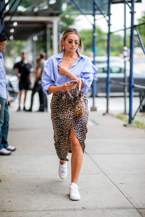 Cómo Combinar Una Falda De Leopardo En 15 Looks Con Mucha Clase