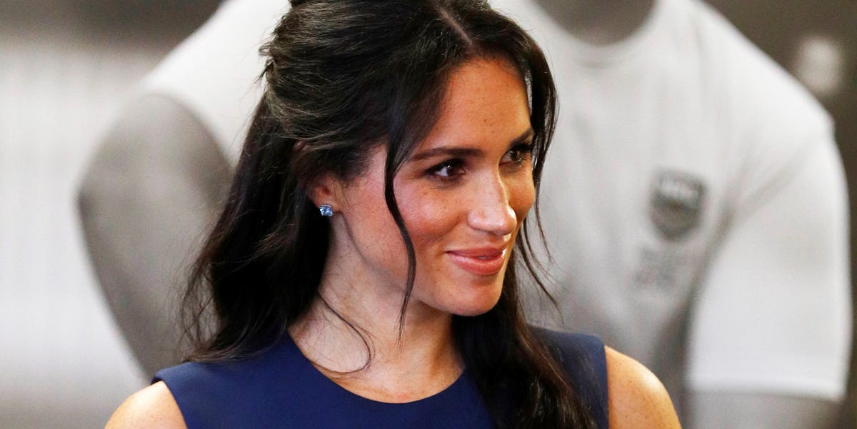 Duchess Of Sussex Meghan Markle Debutes A New Hairstyle With An Elegant