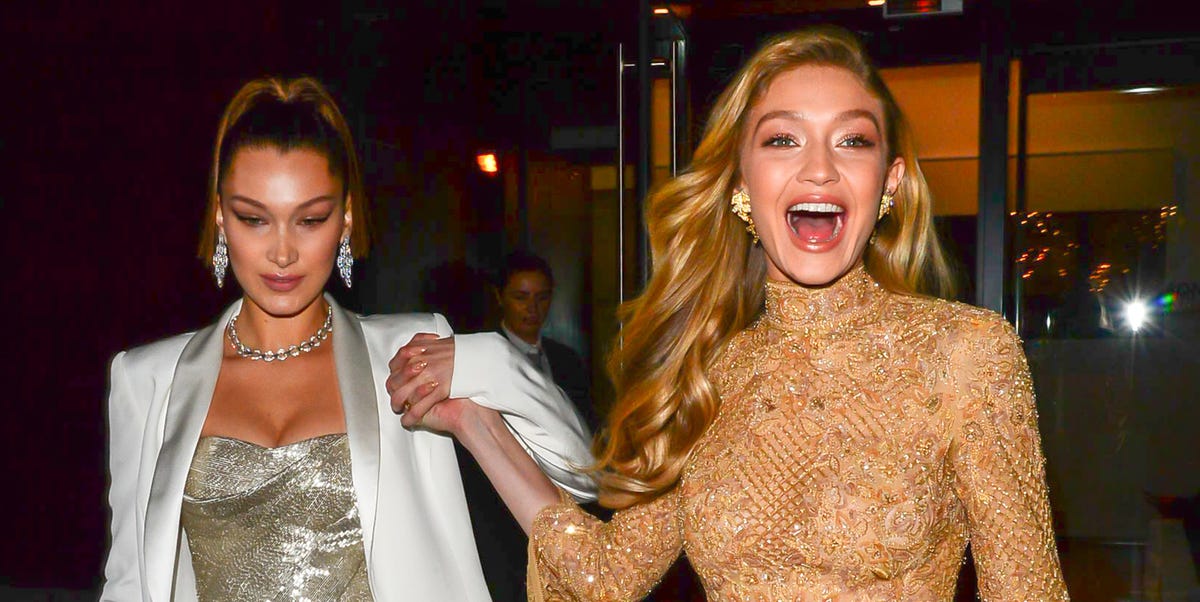 Gigi Hadid Almost Falls Bella Hadid Keeps Gigi From Falling In Front Of Paparazzi