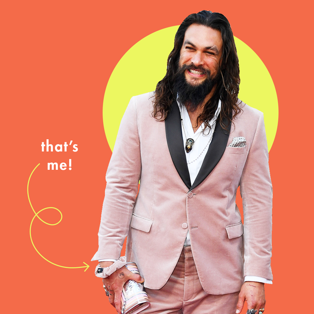 Lets Talk About Jason Momoas Pink Scrunchie 2021