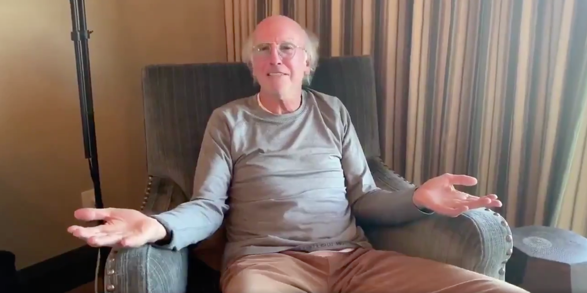 Larry David Addresses 'Idiots' Who Aren't Social Distancing in PSA Larry David Addresses 'Idiots' Who Aren't Social Distancing in PSA