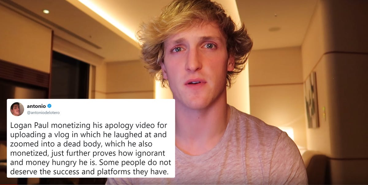 Logan Paul Slammed AGAIN After Reportedly Monetizing His Apology Video ... Logan Paul Slammed AGAIN After Reportedly Monetizing His Apology Video ...