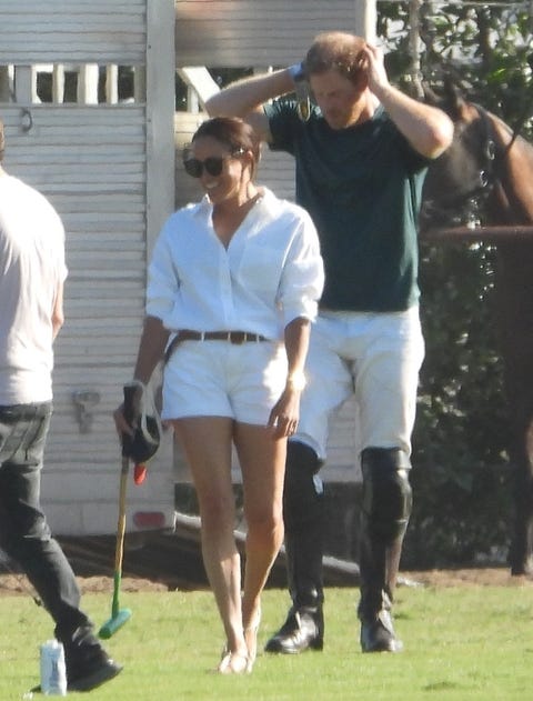 Meghan Markle wears shorts for polo match in Santa Barbara Meghan Markle wears shorts for polo match in Santa Barbara