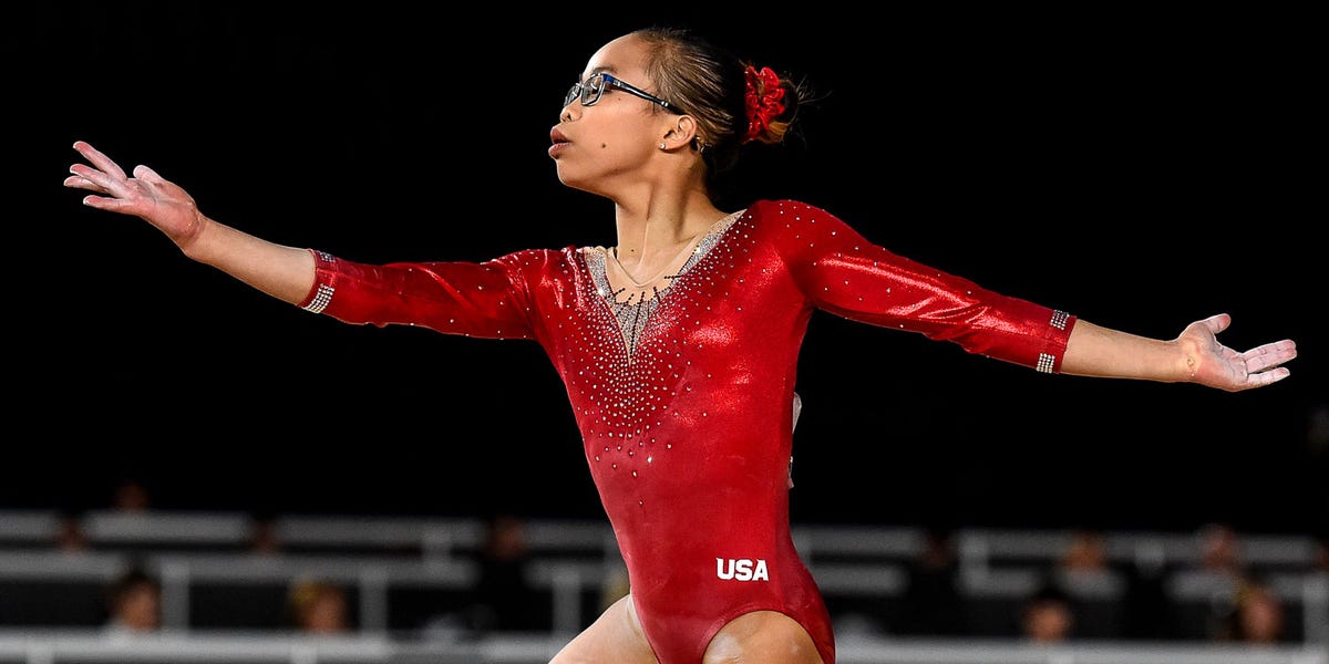 Morgan Hurd Gymnastics Routine 16 Year Old Gymnast Nails Routine With