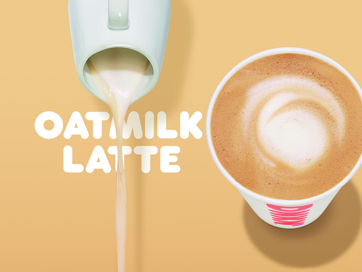 An Oat Milk Latte Is Coming To Dunkin This Spring