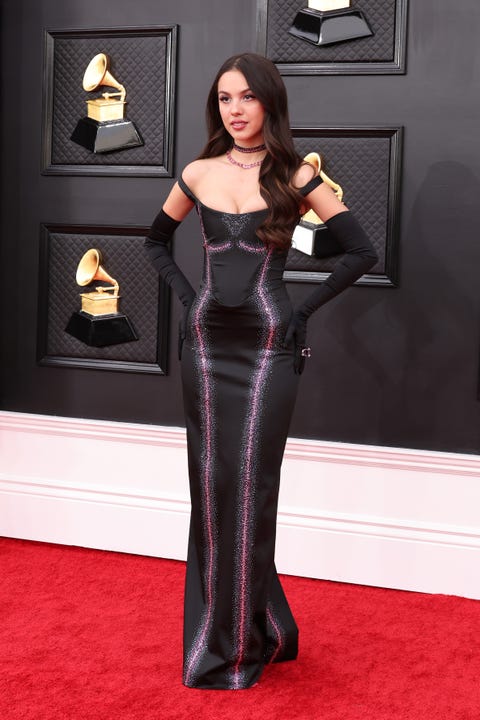 Olivia Rodrigo Models Sheer Dress At Grammy Awards Re