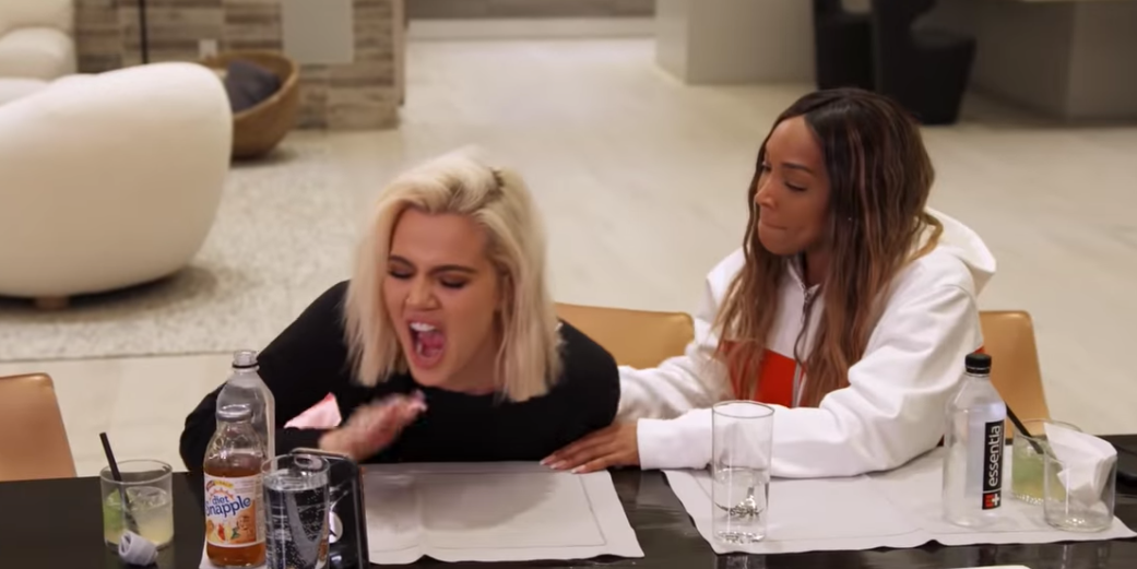 Is Khloe Kardashian Watching Jordyn Woods Red Table Talk In The Kuwtk