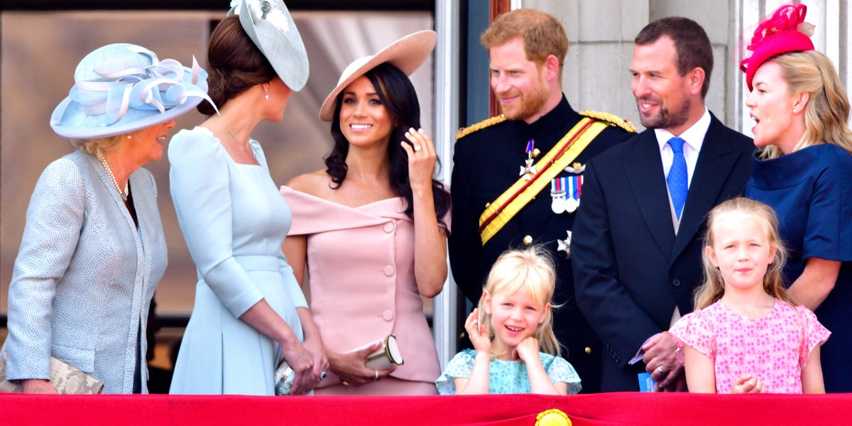 Prince Harry Meghan Markle First Balcony Moment Trooping The Colour 2018