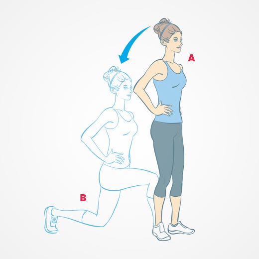 Alternating Reverse Lunge