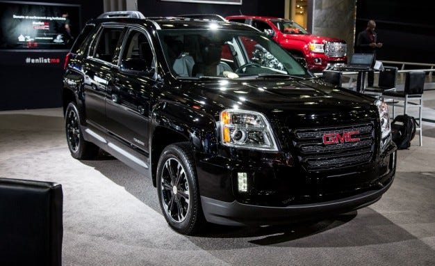 2017 Gmc Terrain Adds Blacked Out Nightfall Edition News Car And Driver