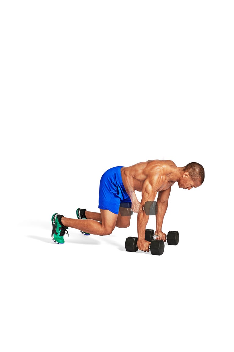 This 5 Move Full Body Dumbbell Workout Builds Core Strength
