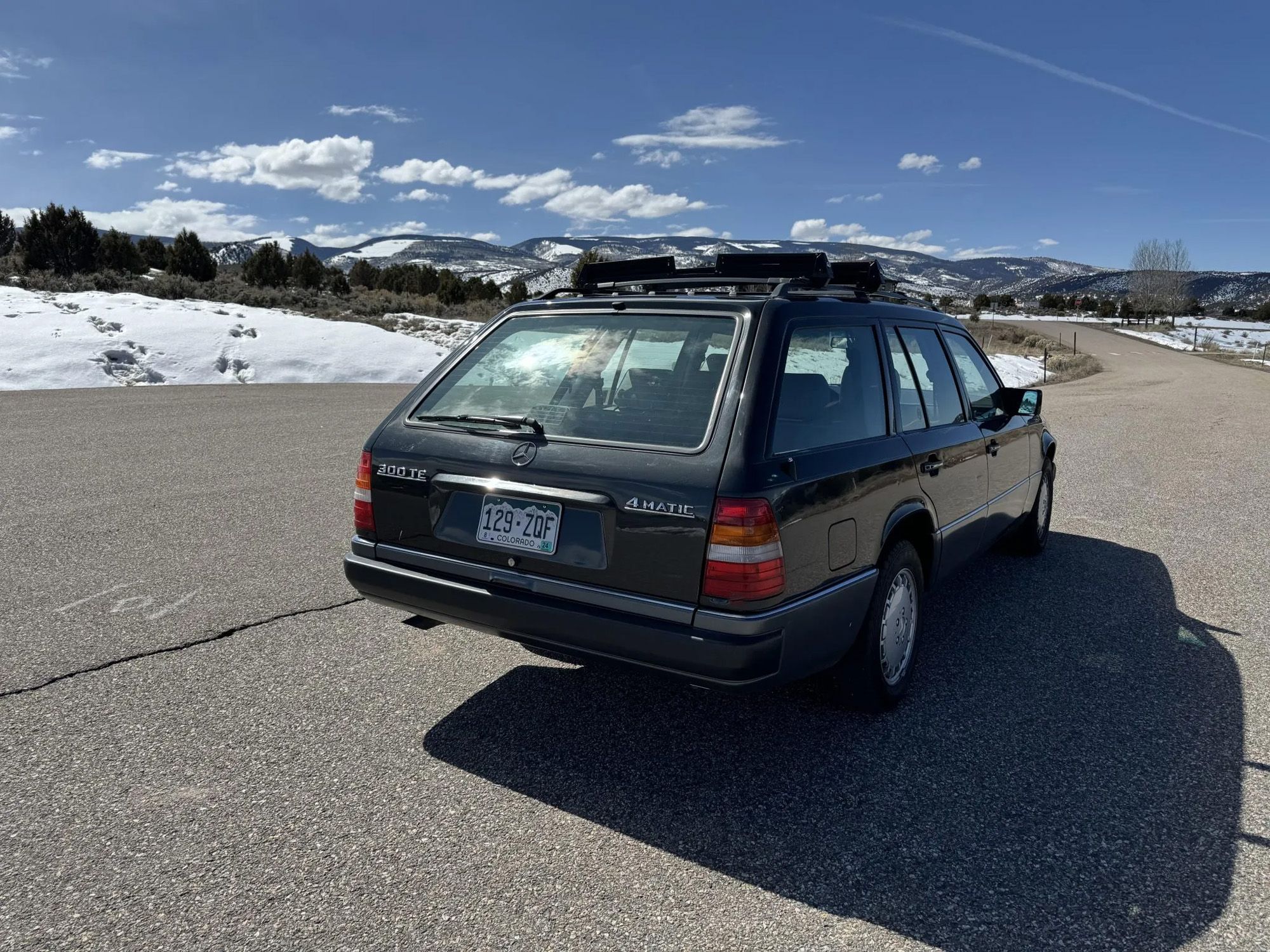 Ultra Low Mile 1991 Mercedes Benz 300TE on Bring a Trailer