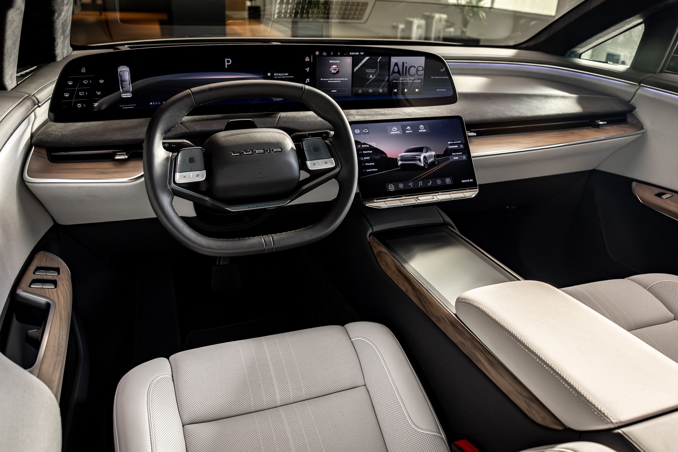 View Interior Photos of the 2025 Lucid Gravity