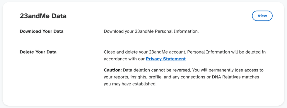 ¿Preocupado por tus datos de 23andMe? Así es como puedes eliminarlos ... ¿Preocupado por tus datos de 23andMe? Así es como puedes eliminarlos ...